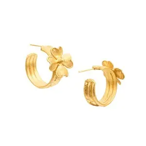 Sylvia Toledano Lucky Love Hoop Earrings - Gold