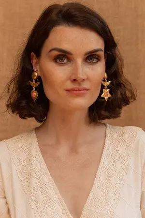 Sylvia Toledano Sol Y Luna Clip-on Earrings