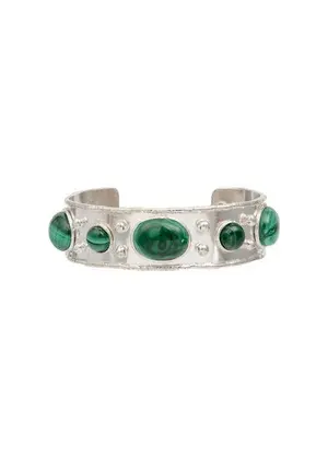 Sylvia Toledano Byzantin Bracelet - Silver/ Green