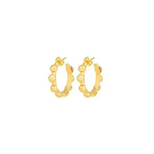 Sylvia Toledano Mini Creole Hoop Earrings - Gold