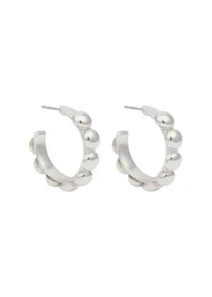 Sylvia Toledano Mini Creole Hoop Earrings - Silver
