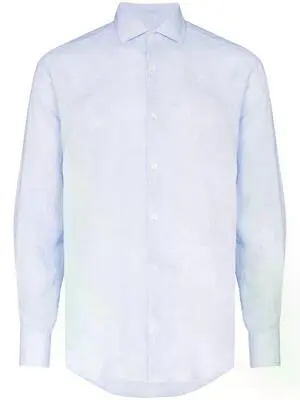 Frescobol Carioca Linen Shirt - Blue