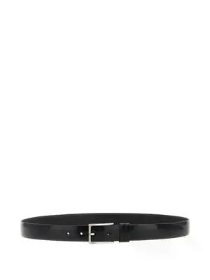 ZERBINI CLAUDIO Leather Belt Black