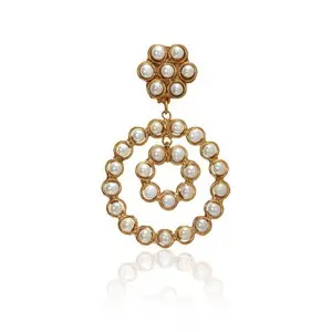 Sylvia Toledano Happy Flower Clip Earrings - White