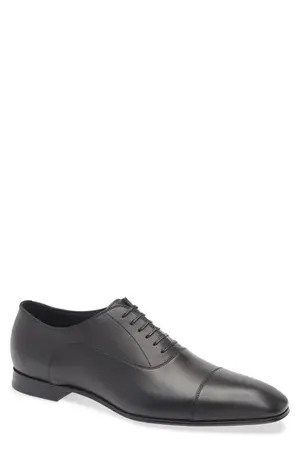 BOSS Quillon Leather Oxford - Black