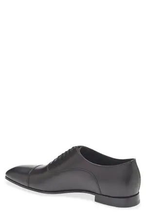 BOSS Quillon Leather Oxford - Black