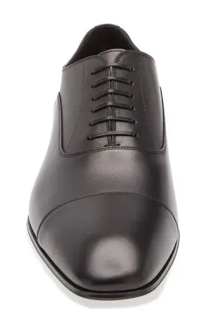 BOSS Quillon Leather Oxford - Black
