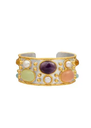 Sylvia Toledano SYLVIA TOLEDANO Byzantine Cuff Silver Multi