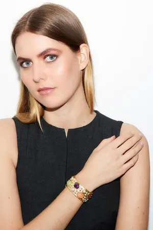 Sylvia Toledano Byzantine Cuff - Silver Multi