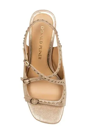 DONALD PLINER Vasta Slingback Sandal - Platinum