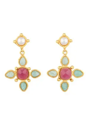 Sylvia Toledano Medicis Drop Earrings Multi
