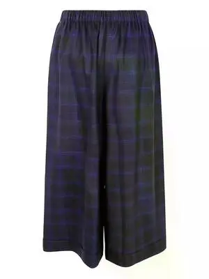 DANIELA GREGIS Tartan Cropped Trousers