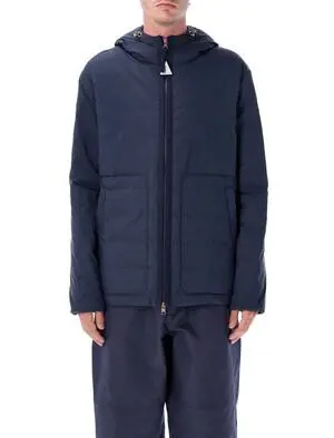 Moncler Caracara Short Down Jacket - Navy Blue