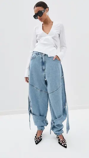 Attico Heavyweight Denim Pants