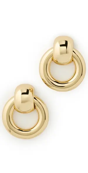 Jenny Bird Mega Faye Knockers Earrings - High Polish Gold