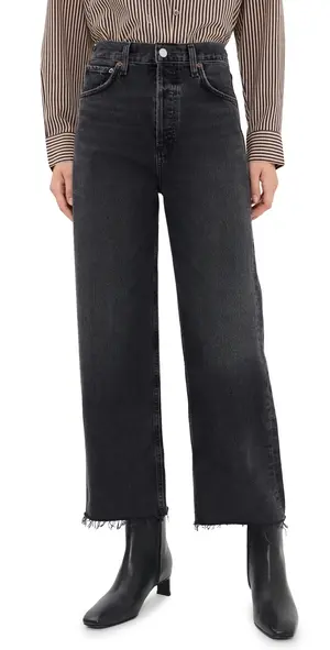 AGOLDE High-rise Wide Leg Jeans - Arcane
