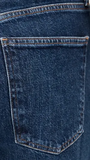 AGOLDE Harper Mid-rise Relaxed Straight Jeans - Echo