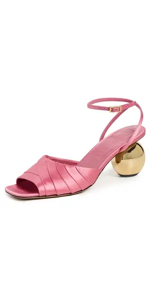 Marni Satin Sandals - Camellia