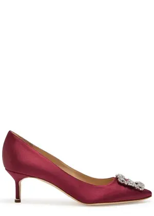 Manolo Blahnik Kitten Heel Pumps