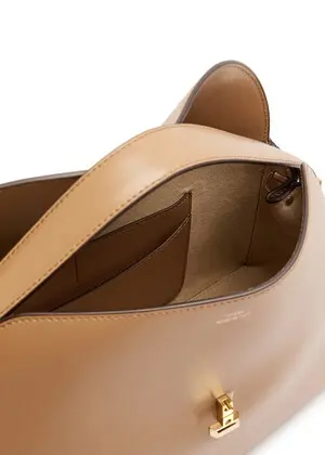 TOTEME T-lock Top Handle Bag - Camel