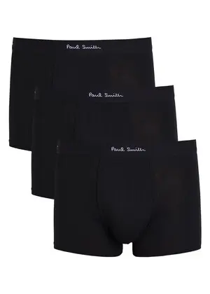 Paul Smith Stretch-cotton Trunks - Black