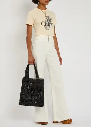 Chloé Printed Cotton T-shirt - Multi Print