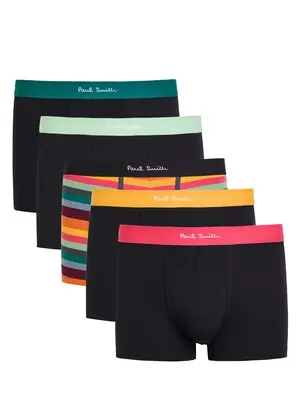 Paul Smith Stretch-cotton Trunks - Black