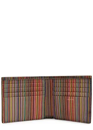 Paul Smith Logo-print Leather Wallet - Black