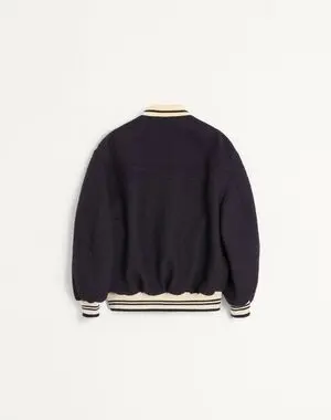 Valentino Garavani Cotton Tweed Bomber Jacket