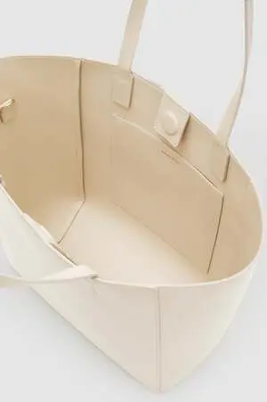 ANINE BING Small Elly Tote - Bone