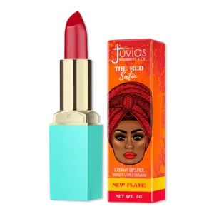 JUVIA'S PLACE The Reds Satin Creamy Lipstick - New Flame