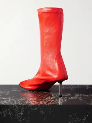 JIL SANDER Leather Ankle Boots