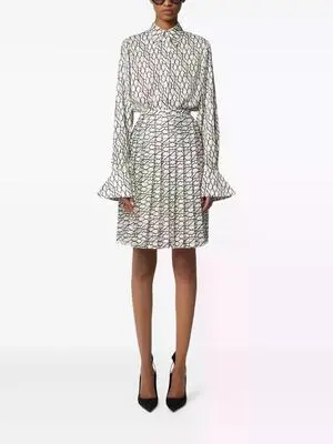 Nina Ricci Printed Bell-cuff Shirt