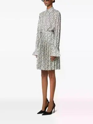 Nina Ricci Printed Bell-cuff Shirt