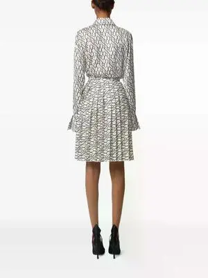 Nina Ricci Printed Bell-cuff Shirt