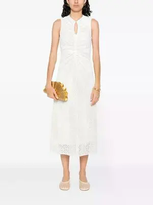 Sandro Draped Midi Dress