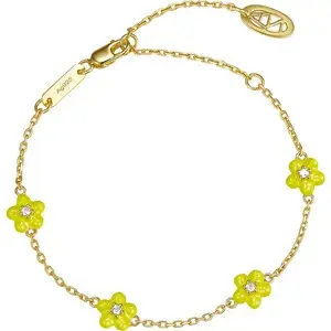 ANNA ZUCKERMAN Petit Daisy Bracelet - Yellow/yellow Gold