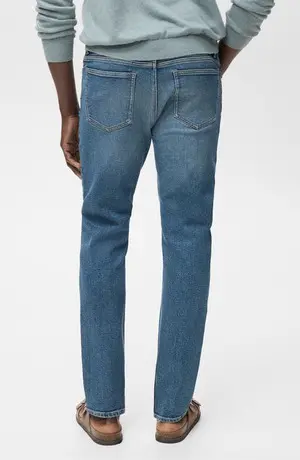 Mango Jan Slim-fit Jeans - Medium Blue