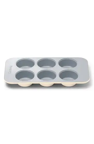 CARAWAY 6-cup Nonstick Ceramic Muffin Pan - Cream