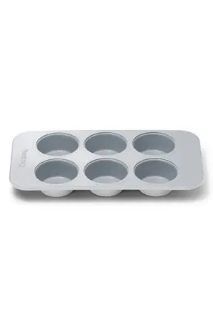 CARAWAY 6-cup Nonstick Ceramic Muffin Pan - Gray