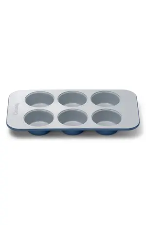 CARAWAY 6-cup Nonstick Ceramic Muffin Pan - Navy