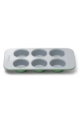 CARAWAY 6-cup Nonstick Ceramic Muffin Pan - Sage