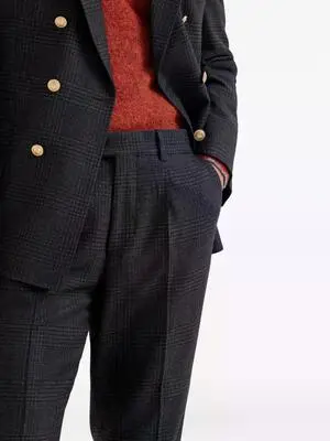 Brunello Cucinelli Virgin Wool-blend Straight-leg Trousers