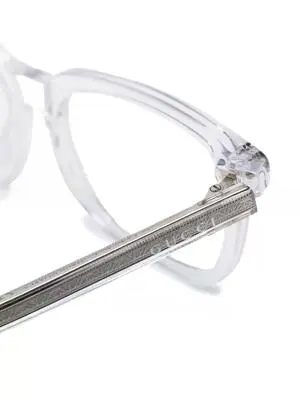 Gucci Geometric-pattern Square Glasses