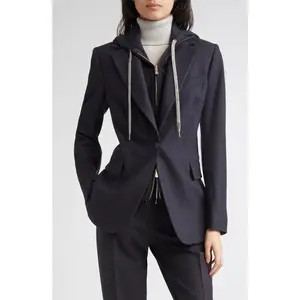 Zip Up Blazers For Women