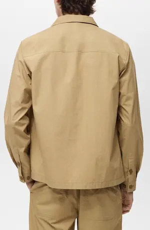 Mango Cotton Overshirt With Pockets
