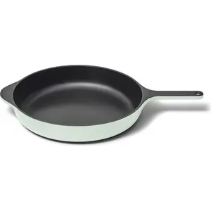 CARAWAY 12-inch Enameled Cast Iron Skillet - Light Mist