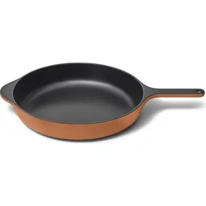 CARAWAY 12-inch Enameled Cast Iron Skillet - Rust