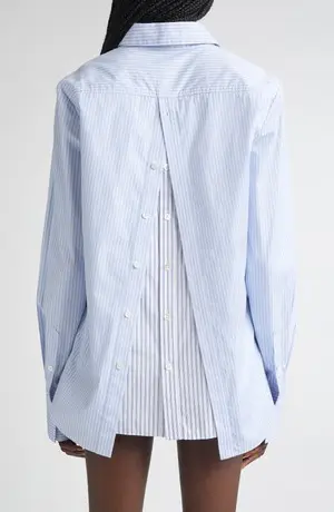 Monse Split Back Button-up Shirt