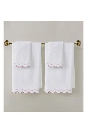 PERI HOME Scallop 4-piece Towel Set - Blush